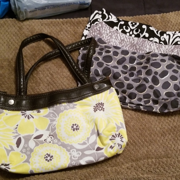 thirty-one | Bags | Thirty One Brown Skirt Purse Multiple Covers | Poshmark
